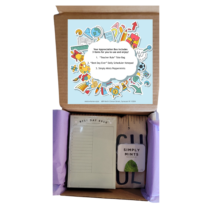 Teacher Appreciation Box - Straight A | Metro Home Style